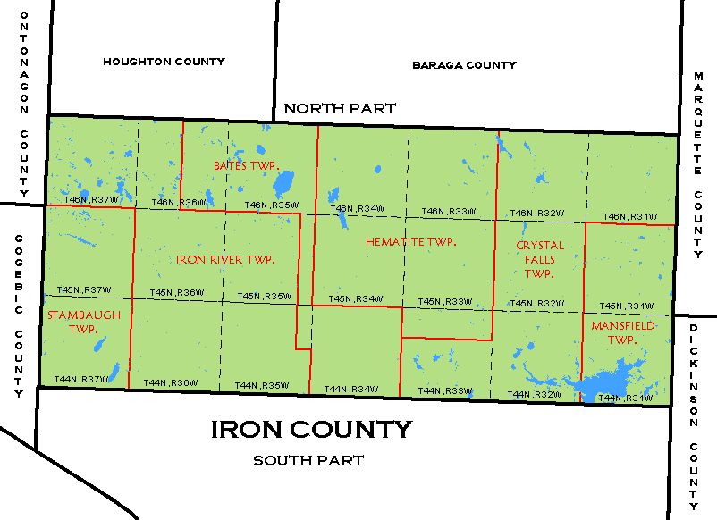 www.dnr.state.mi.us - /spatialdatalibrary/PDF_Maps/GLO_PLats/Iron/